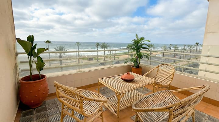 Front Mer - Terrasse Panoramique - Quartier Rabat - Rabat
