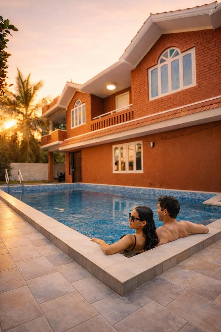 Brick Villa | 5bhk Pool Villa In Panaiyur, Ecr - Chennai