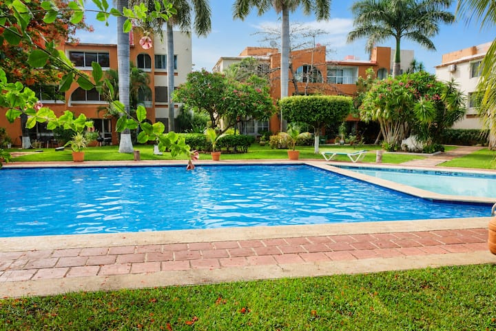 Apartment In The Heart Of Cancun  Walk Everywhere - Cancún