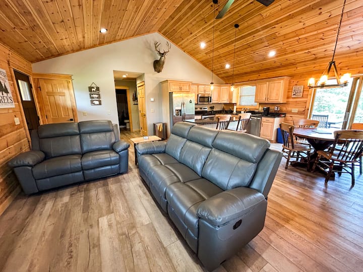 Modern Log Cabin+firepit+bbq Deck+ricketts Glen - Ricketts Glen State Park, Benton