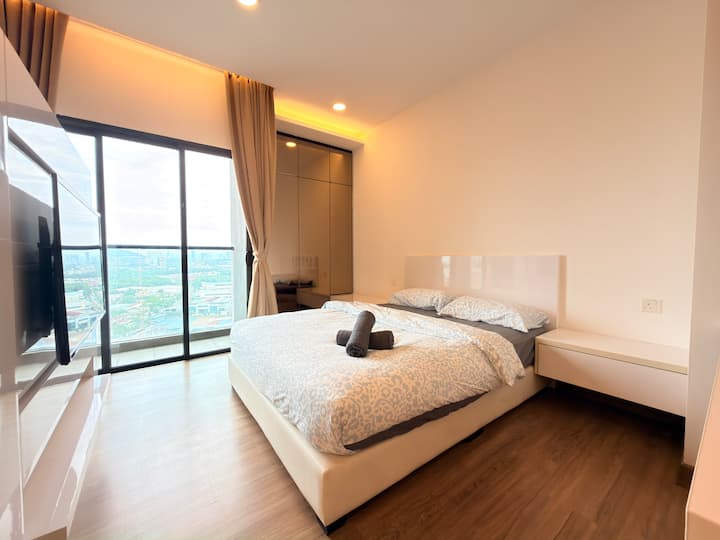Simfoni C22 Studio Rotate Tv, Free Wi-fi, Parking - Cheras