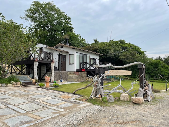 【山口・一棟貸し】瀬戸内海を一望する絶景の貸別荘「夕陽の海」｜Bbq・海遊び - 야마구치시