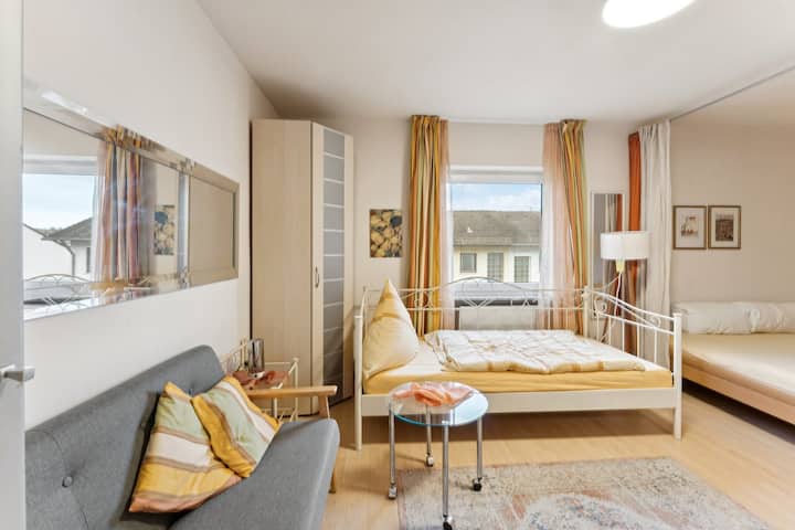 Helles, Ruhiges Studio Wlan, Tv, Kochnische & Bad - Wiesbaden