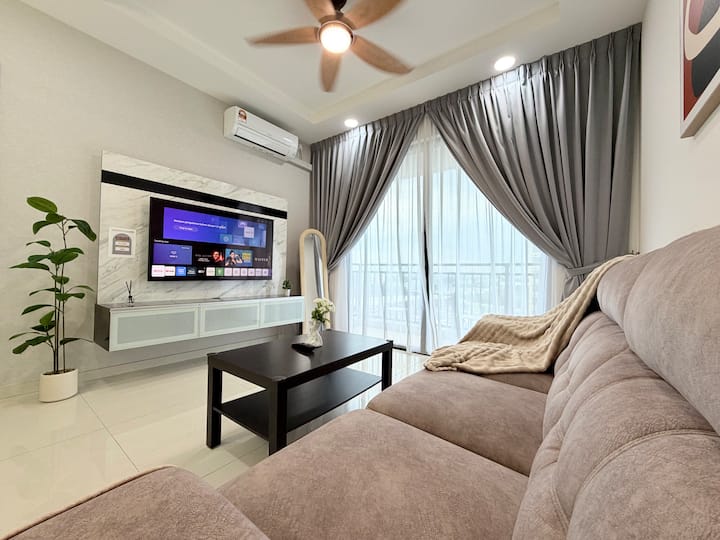2bd4px｜homely Stay Cp Jbtown｜netflixwifi - Skudai