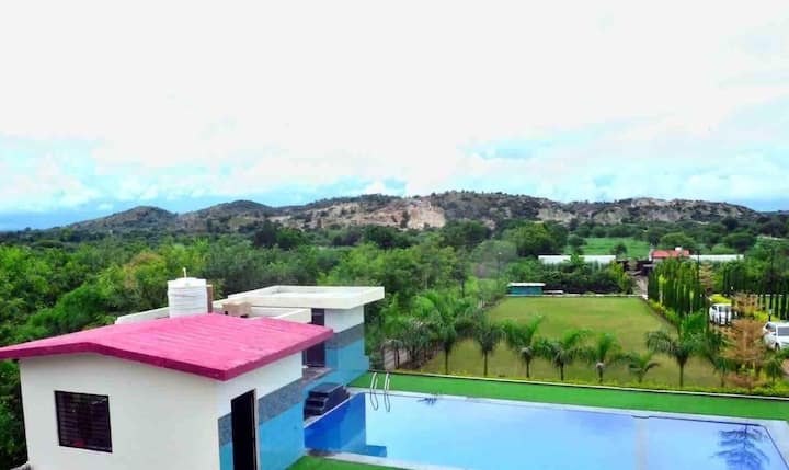 Serene 2br Villa With Pool & Garden, Hillside Stay - Rajsamand