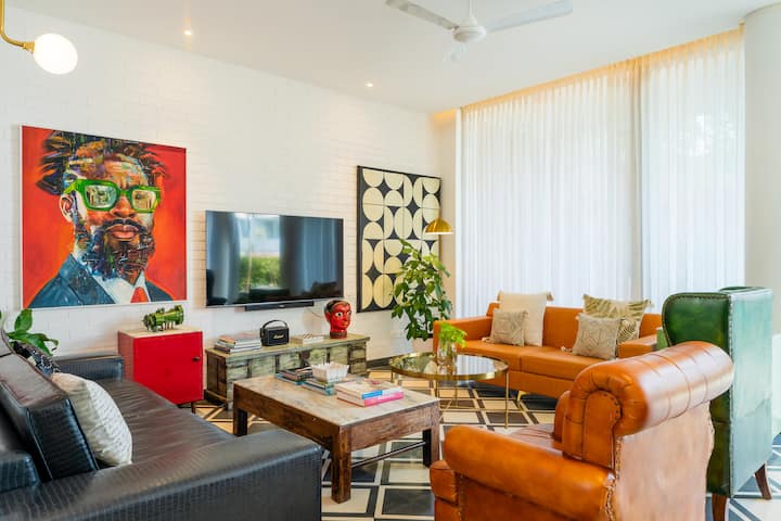 Sereno Arthouse - 2bhk Modern Villa W/private Pool - Inde