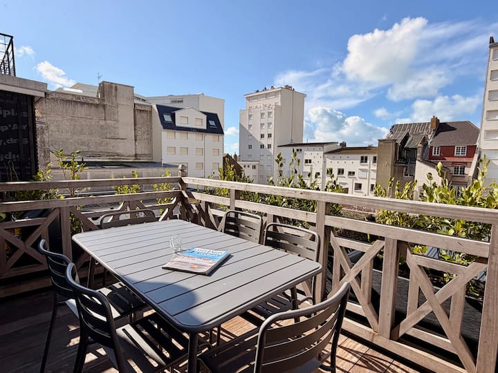 Coeur De Ville - 6 Couchages - Terrasse - Wifi - Le Touquet-Paris-Plage