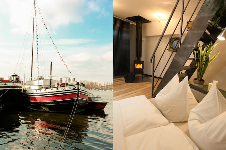 Exklusives Hausboot Mit Deck, Gym & Spreeblick - Berlijn