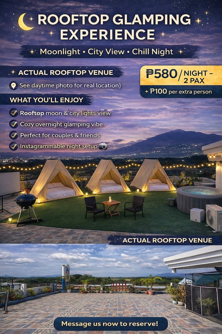 Rooftop Space Available Best For Your Diy Glamping - 聖荷西