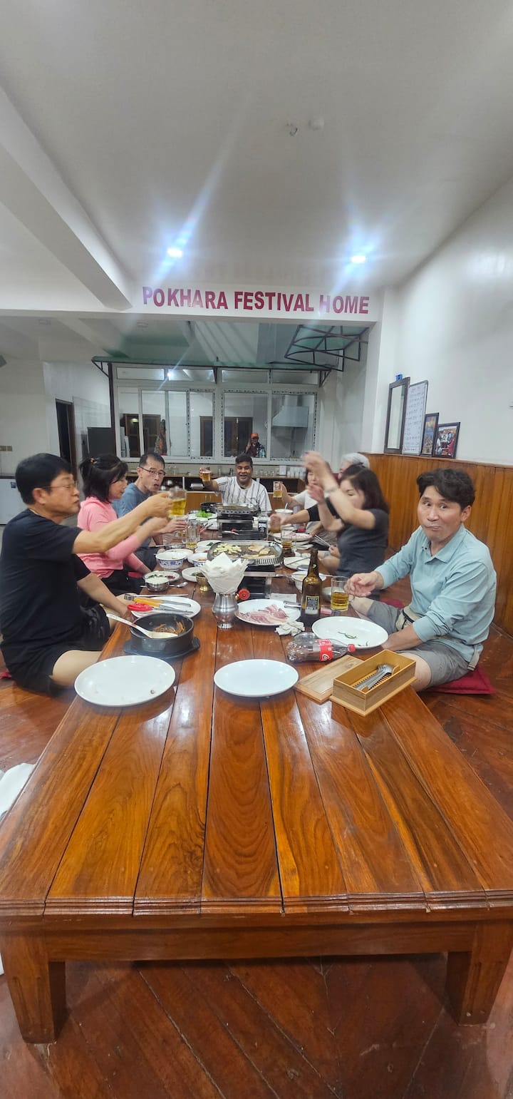 Authentic Korean Food With Homely Stay - Pokhara