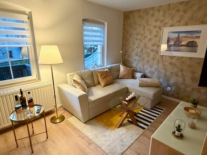 Moderne Ferienwohnung Kathy- Parken, Balkon, Sauna - Bad Schandau