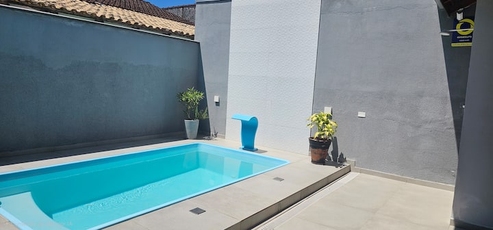 Casa Com Piscina A 250 Metros Da Praia. - Itapoá