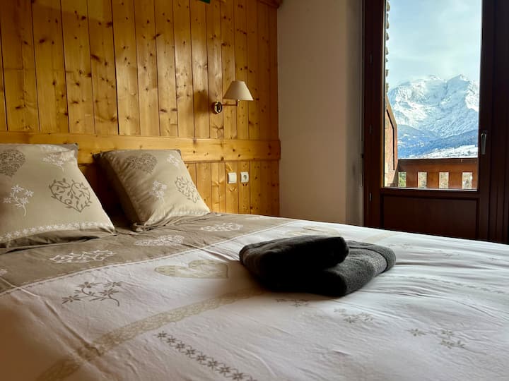 Vue Mont-blanc | Pistes à 5min - Combloux