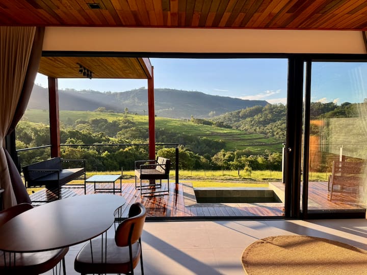 Villa Encuesta | Chalé No Campo E Piscina Aquecida - Brasil