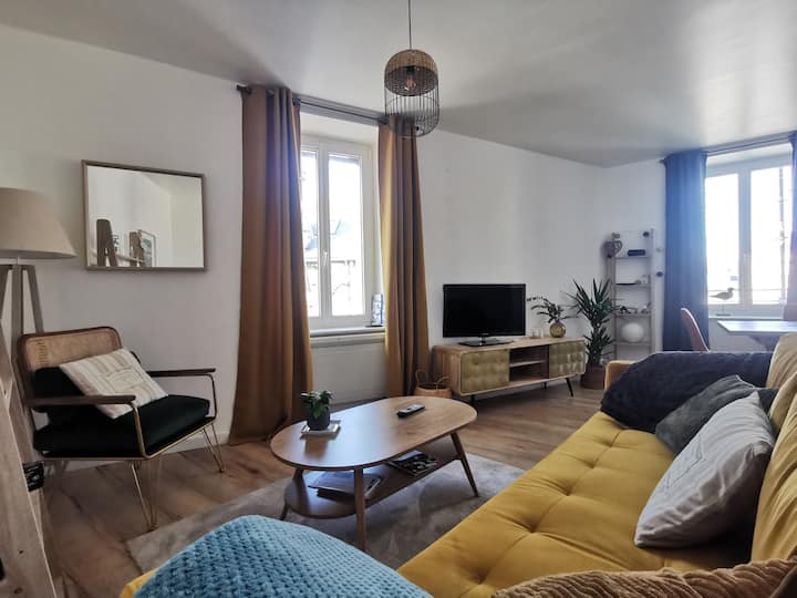 Appart Les Chants Du Crépuscule, 3pers, 5min Gare - Granville