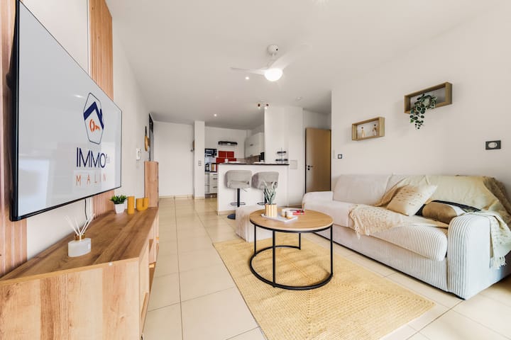 Le Coconut - T2 Cosy En Centre Ville - Saint-Pierre