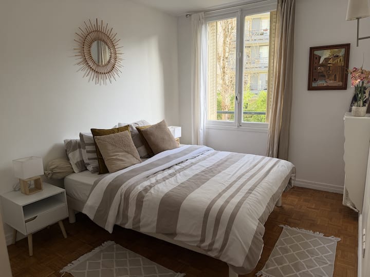 2 Chb, 20 Min Tour Eiffel, 7 Min Metro - Boulogne-Billancourt