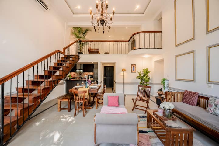Boho-luxury 3bhk | Pool | Assagao - Inde