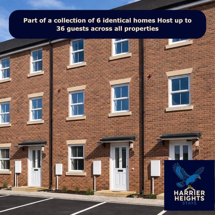 4 Br Contractor Hub | 3.5 Bath | Parking | Fibre - Kettering