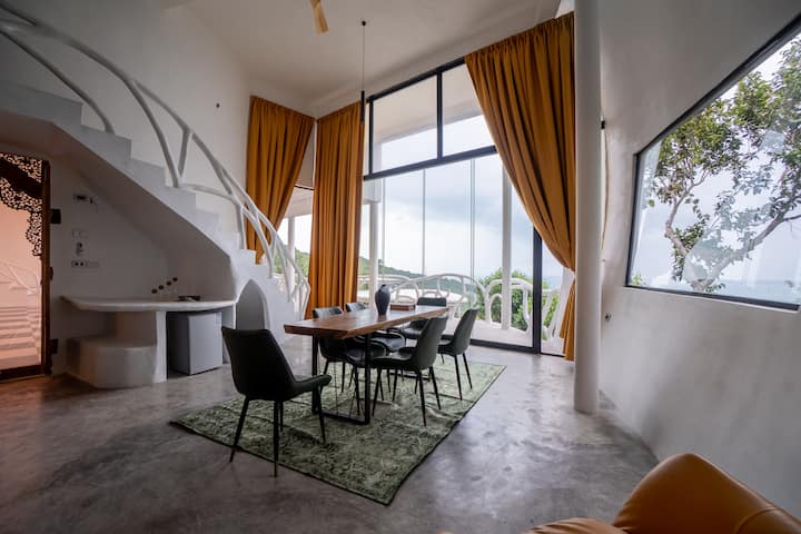 Rockstar Loft | Hilltop Sea And Sunset View Villa - Ko Pha Ngan