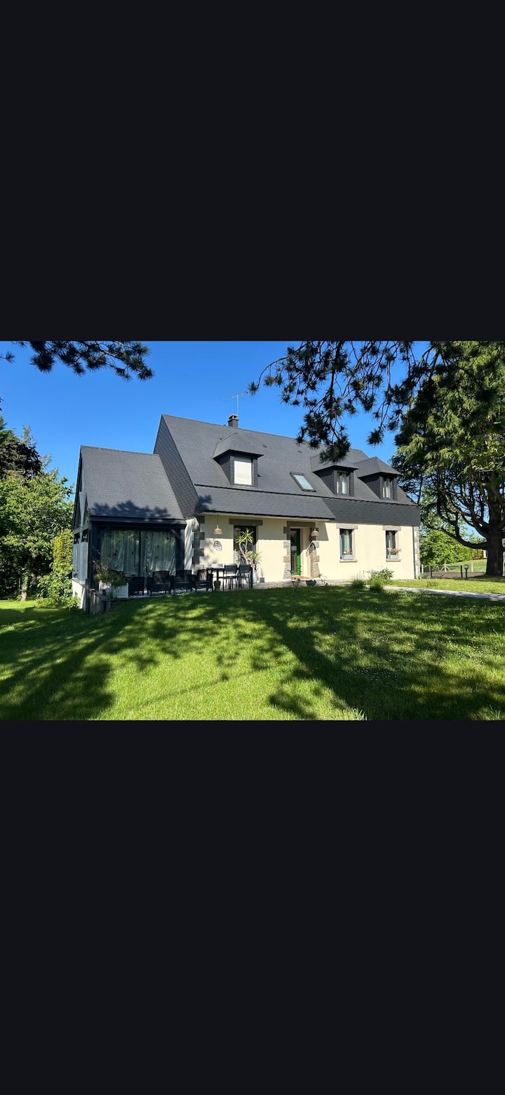 Arc En Ciel Du Mont B&b Chambre Verte - Pontorson