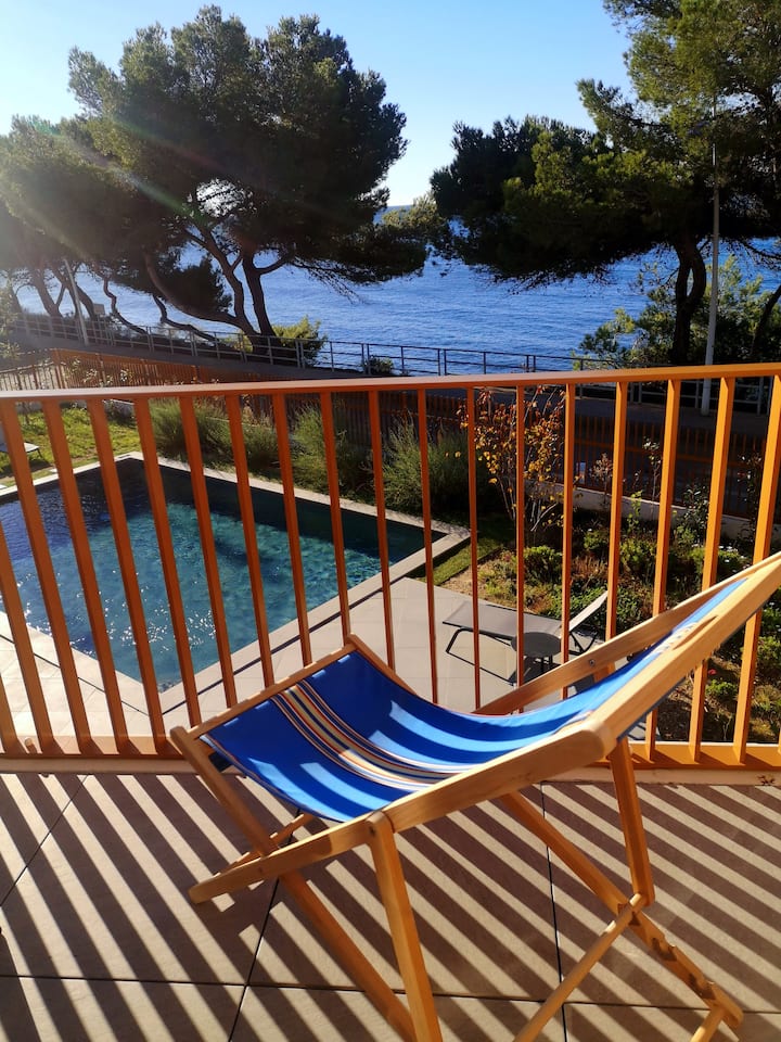Appartement 2 Chambres, Vue Iconique Et Rooftop - Sausset-les-Pins