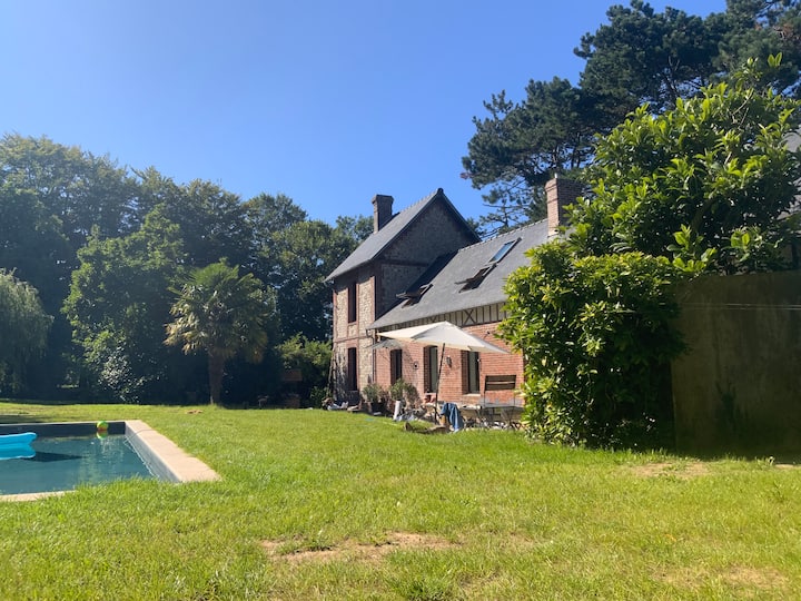Sublime Fermette Rénovée-piscine Chauffée- 3km Mer - Fécamp