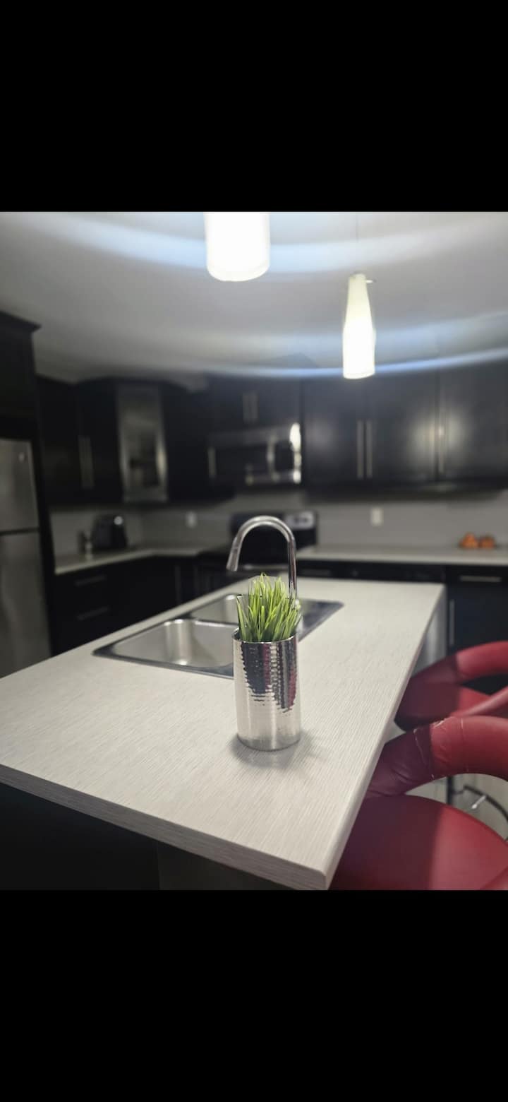 Bright 3-bedroom Apartment With Garage & View - Moncton