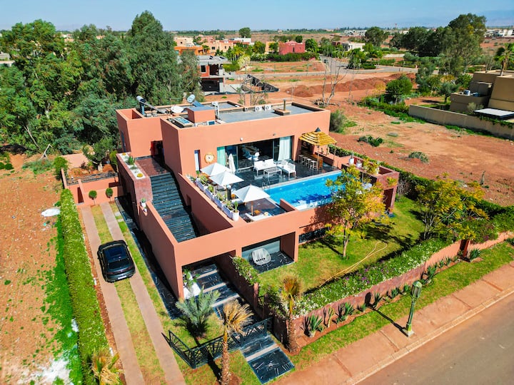 Luxury Golf Villa - Heated Infinity Pool - Marrakech