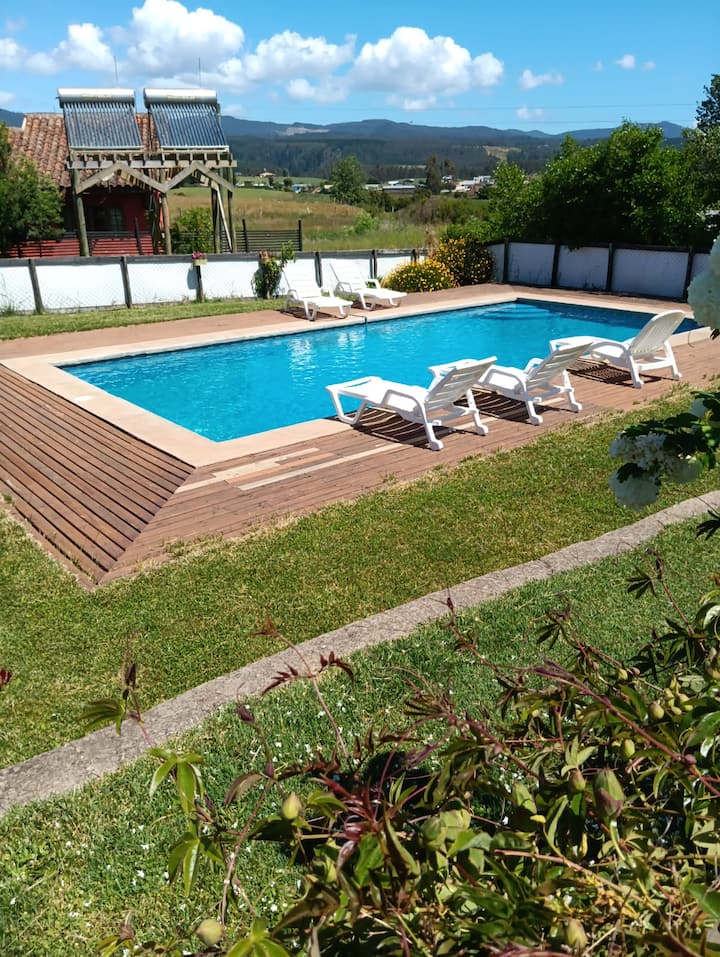 Cabañas "Los Puquios" Acogedor Espacio Familiar. - Pelluhue