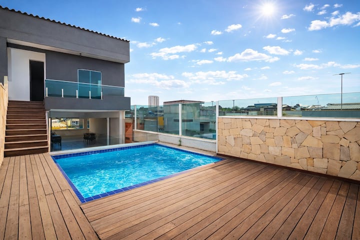 Locação Casa Para Eventos Até 30 Pessoas. Day Use - 과룰류스