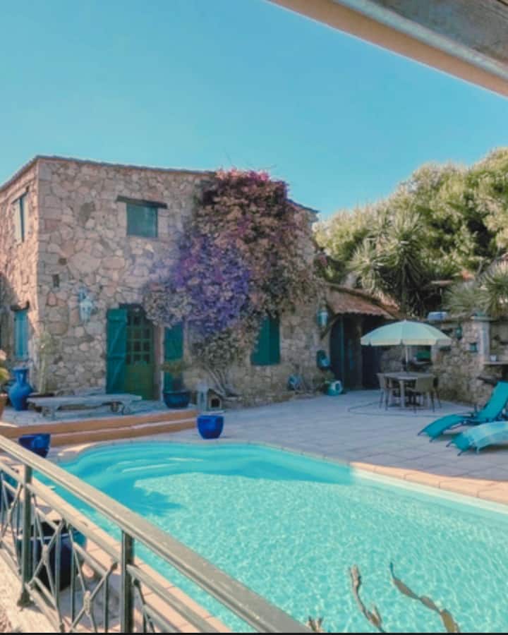 Bergerie De Charme, 50m De La Mer Avec Piscine - Tizzano