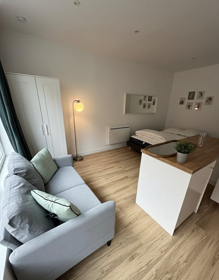 Studio éQuipé •Arrivée Autonome•8 Min Centrale - Gravelines