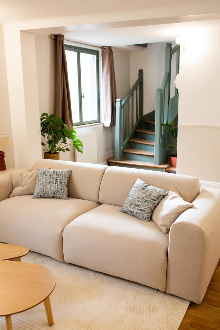 Le Duplex Du Centre-ville - Chez Pauline & Yoan - Aéroport Paris Beauvais (BVA)