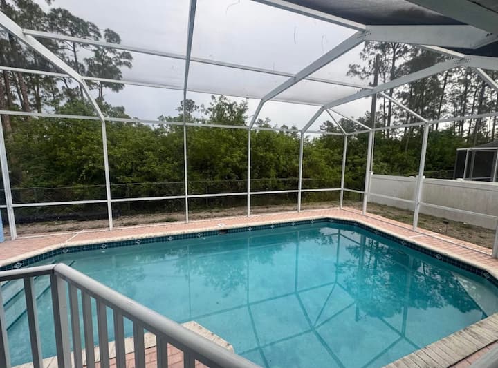 Home W/ Pool 25 Miles From Beaches
	•Private - Lehigh Acres, FL