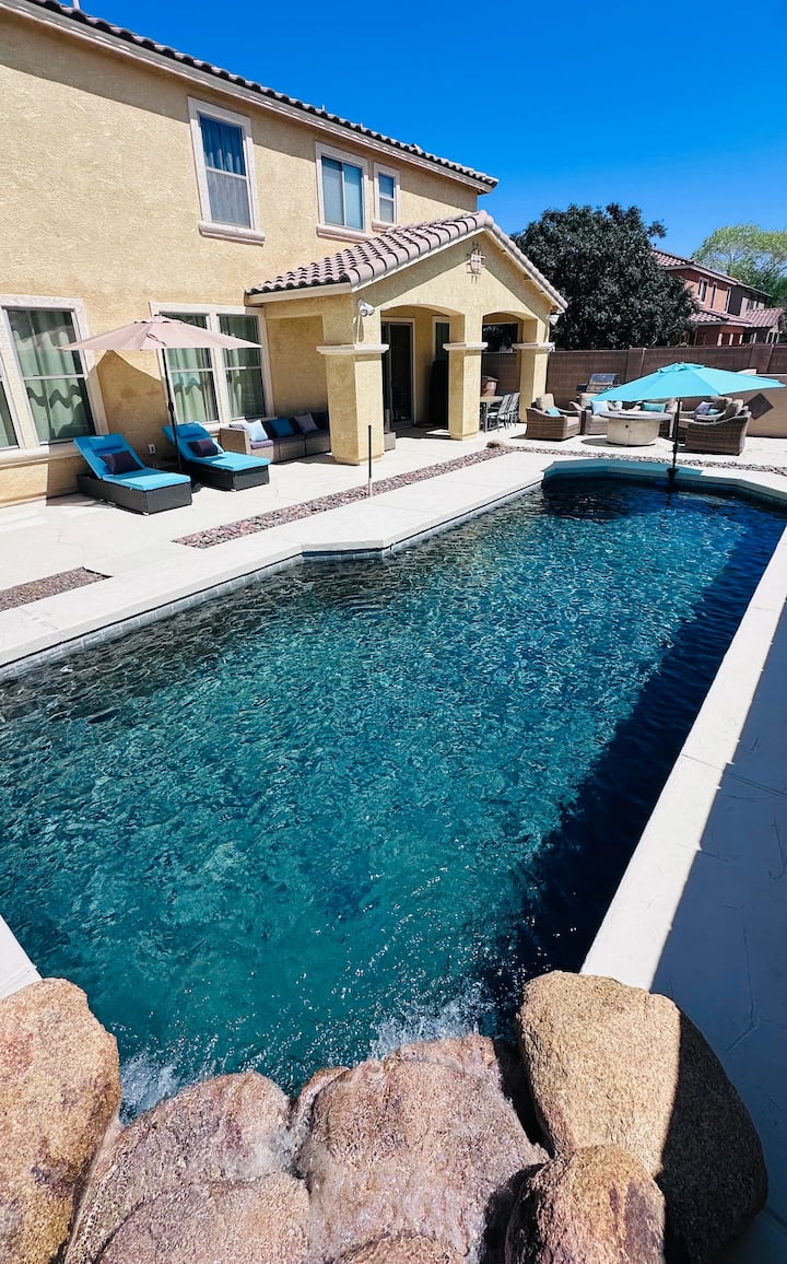 Desert Vibes-group Friendly Retreat|private Pool - Queen Creek, AZ