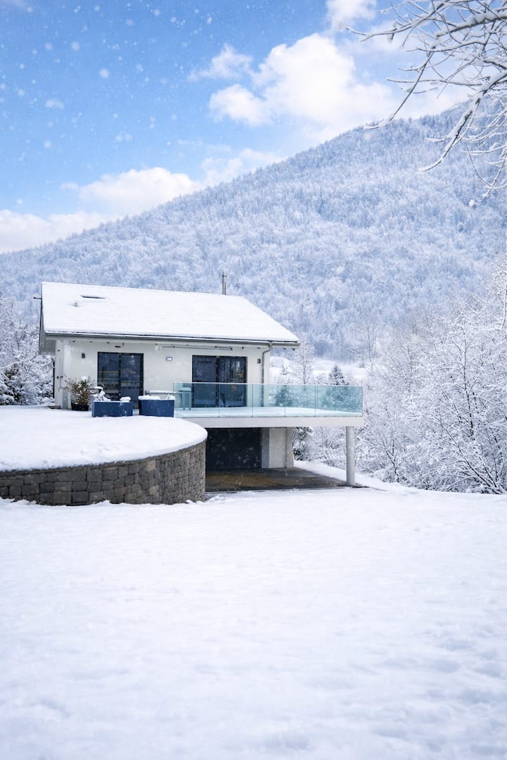 La Maison Blanche – Vue Panoramique, & Accès Ski - Kanton Waadt
