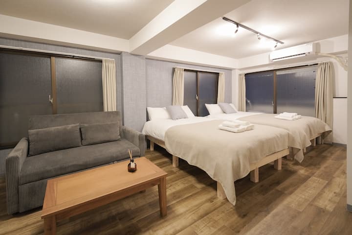 S6f・ 6 Min Walk From Kinshicho/3 Beds/max 5 People - Ueno