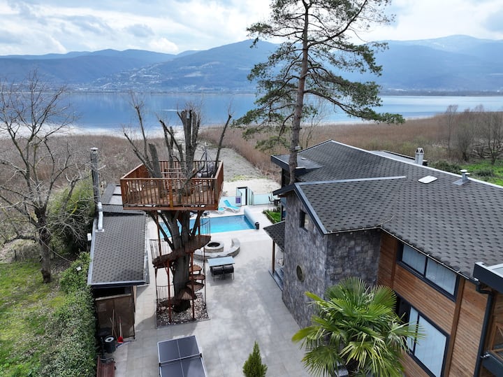 Villa House Göl Manzaralı Jakuzili | 8 Kişilik - Sapanca