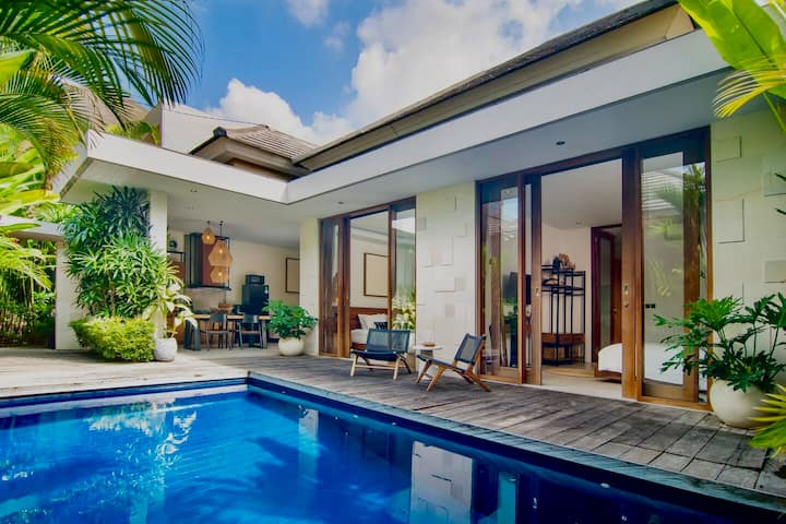 Tropical 2br Pool Villa | Quiet & Central Umalas - Canggu