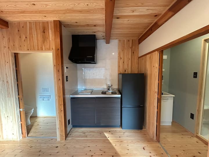 ペット宿泊可！木々に囲まれた静かな　木造フルリノベーション　藤の山別邸【離れ】 - Kurume