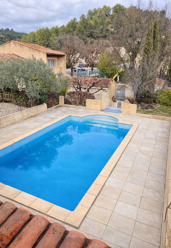 Maisonnette Rez-de-jardin Avec Piscine Partagée - Gréoux-les-Bains
