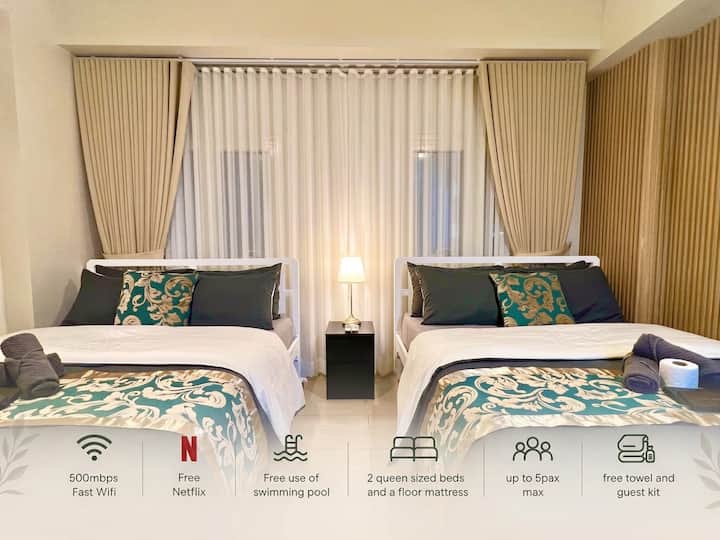 C2-2d/500mbpswifi/across Naia T3/81nb/free Netflix - Pasay