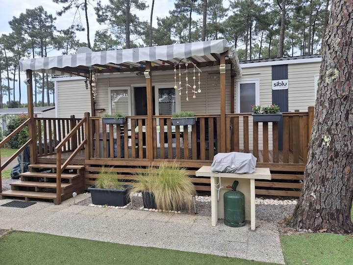 Mobil-home 3ch 6pers Camping4* Proche De L'océan - Lit-et-Mixe