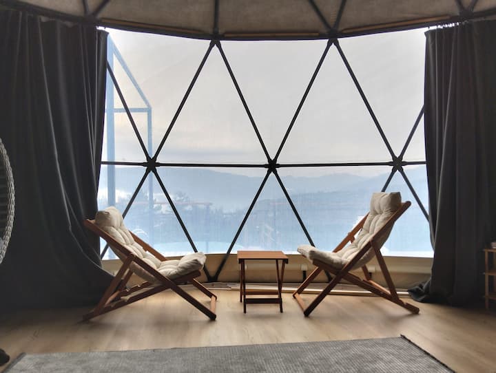 Cam Ağaç Lari Ve Orman Içinde Benzersiz  Dome Ev - Kocaeli