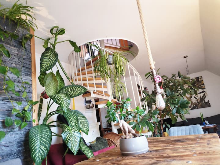 Grünes Maisonette, Eigene Sauna üBerdachter Balkon - Munich Airport (MUC)