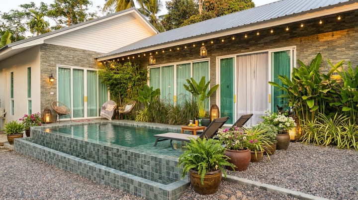 Villa Monroe - 3 Br Elegant Pool Villa - Ko Pha Ngan