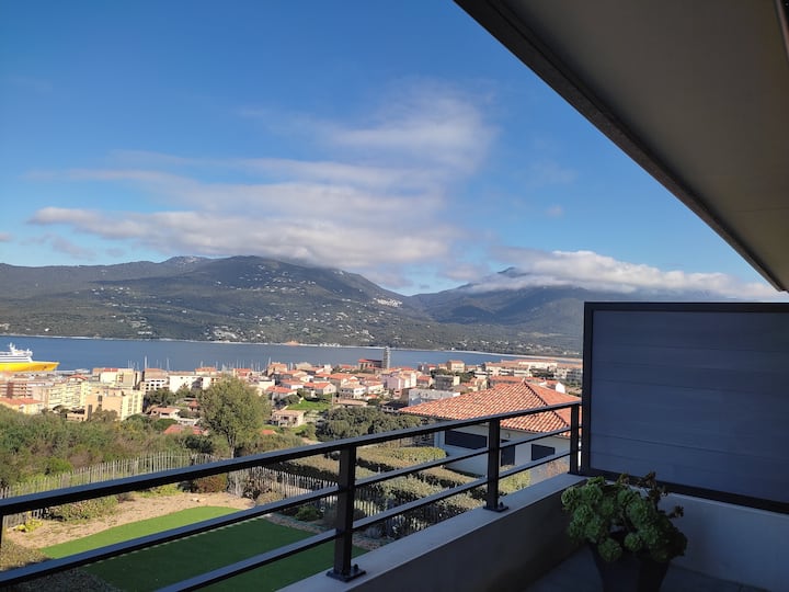 T3 Vue Mer, Terrasse Xl- Plages 5min - Propriano