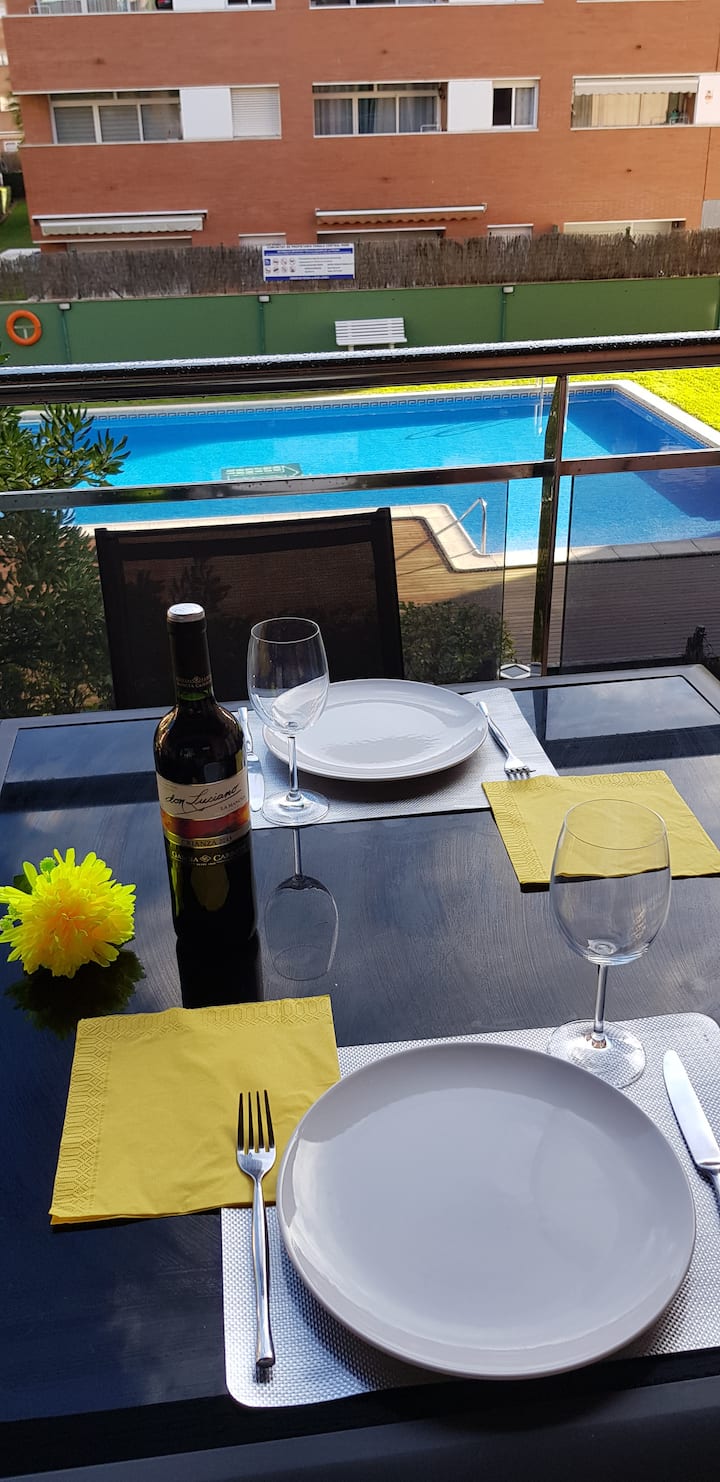 Bel Appart Calme Parking Piscine Clim Wifi - Lloret de Mar