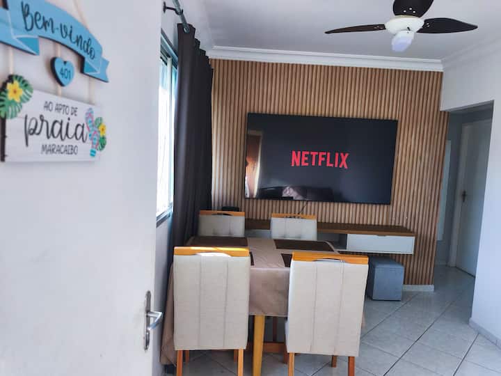 Apt2 Q Em Cond. Seguro Perto Da Praia De Itaparica - Vila Velha